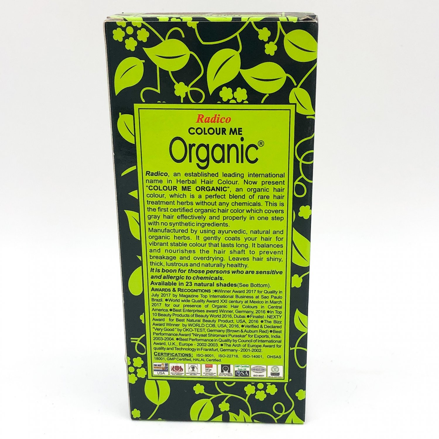 Radico Colour Me Organic Hair Color Light Brown Dye