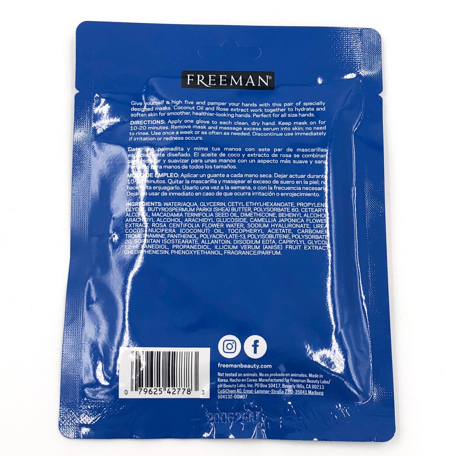 Freeman Silky Hands Hydrating + Softening Hand Mask