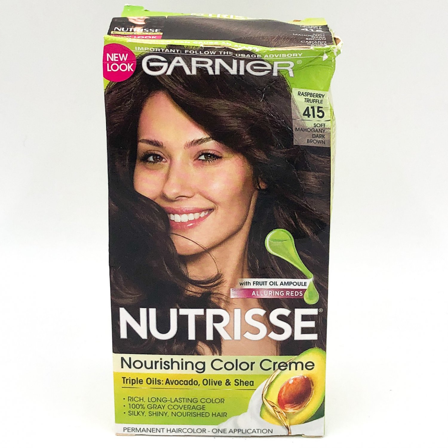 Garnier Nutrisse Hair Color Kit 415 Raspberry Truffle brown