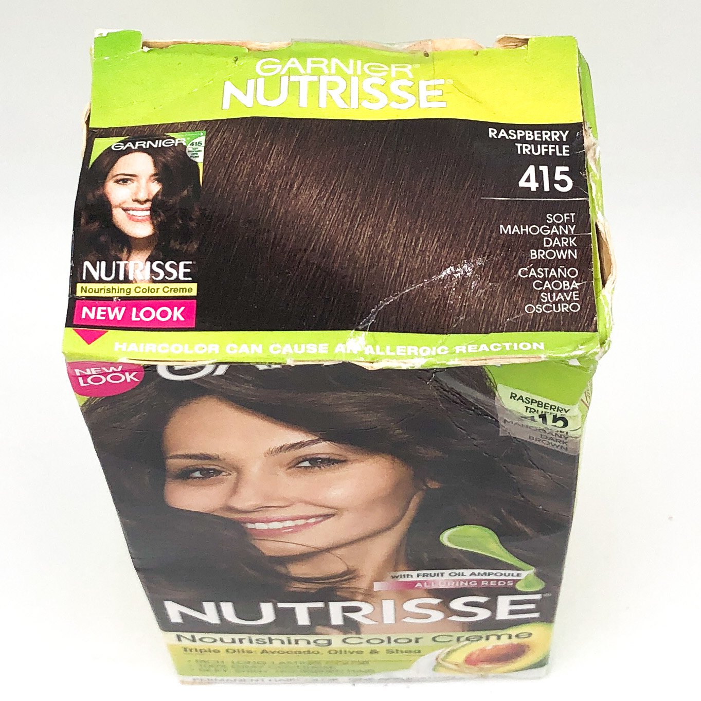 Garnier Nutrisse Hair Color Kit 415 Raspberry Truffle brown