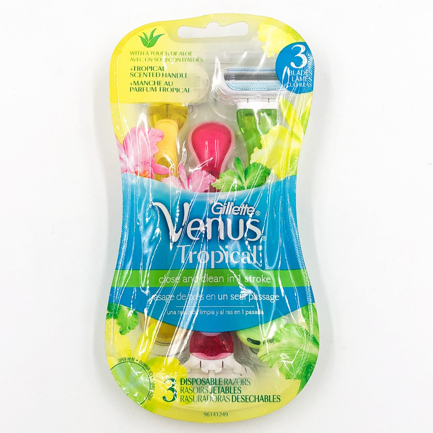 Gillette Venus 3-pack Disposable Razors Tropical