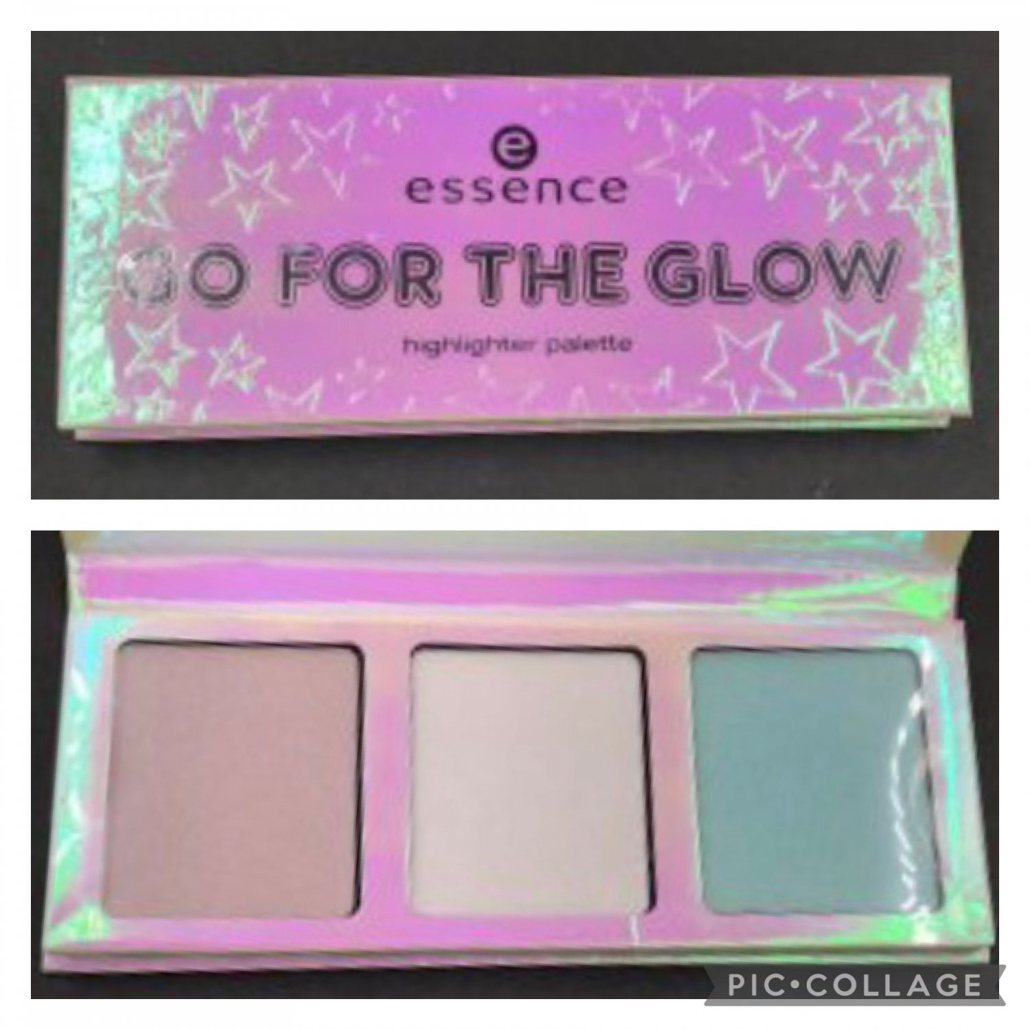 Essence Go For The Glow Highlighter Palette 01 the cools