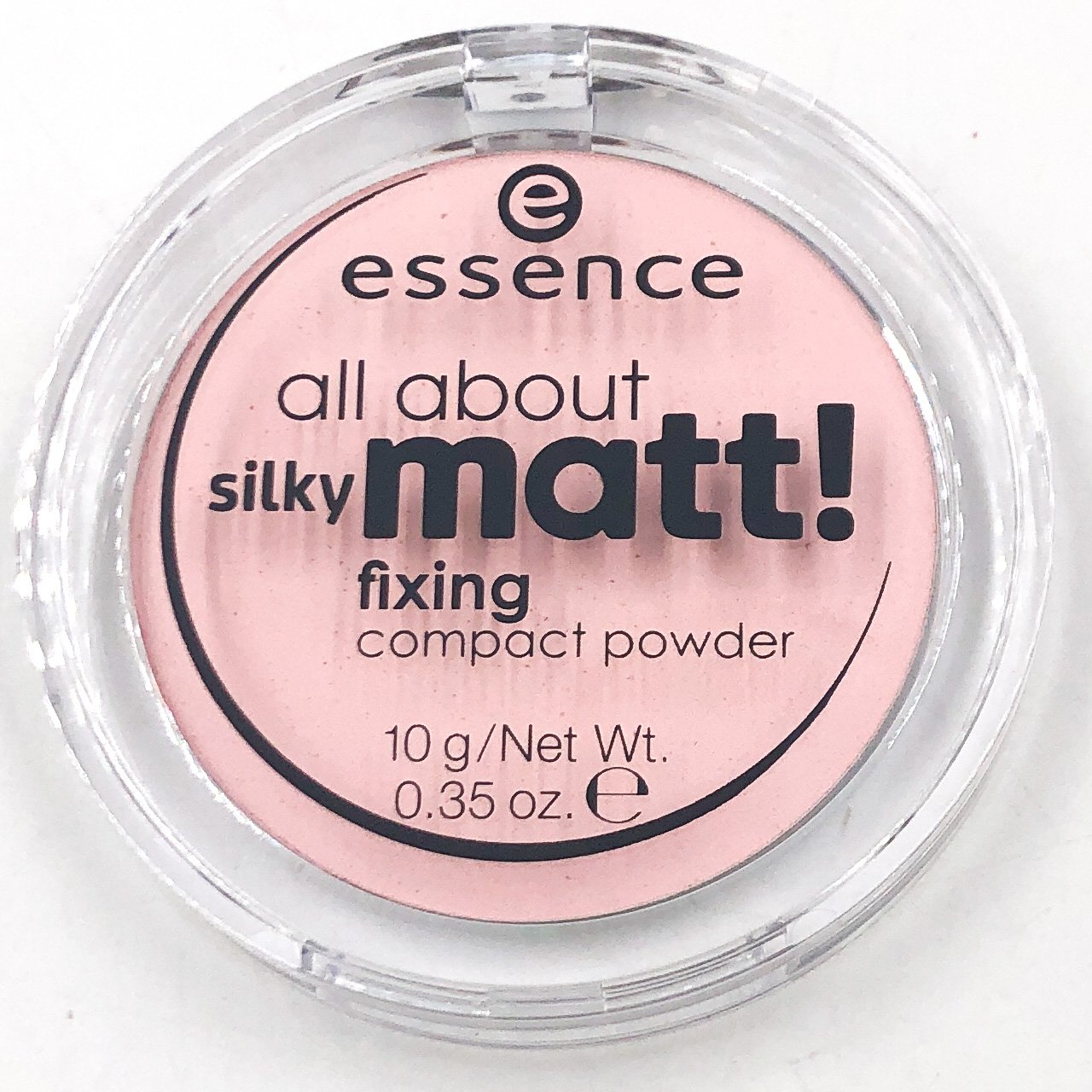 essence all about silky matt! Fixing Compact Powder 10 translucent rose