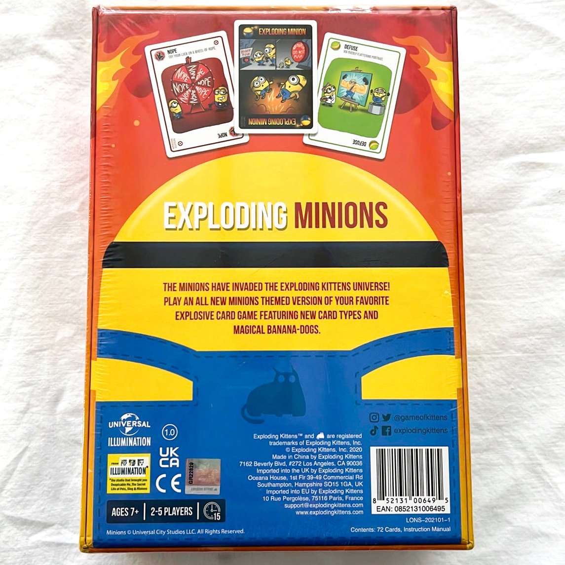 Exploding Minions Card Game