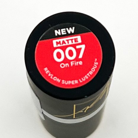 Revlon Super Lustrous Matte Lipstick 007 On Fire