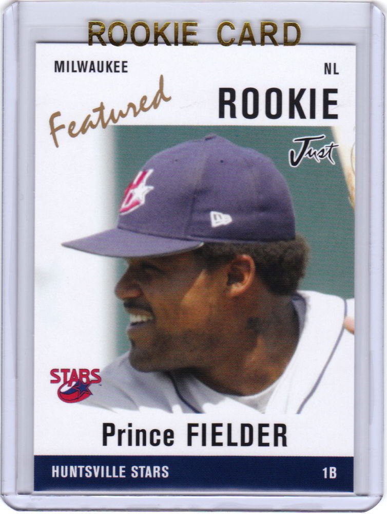 LP~RC~PRINCE FIELDER 2004 Just Featured Preview ROOKIE CARD~'04~ALL ...