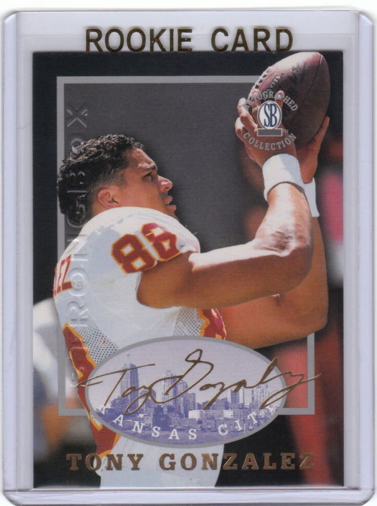 RC~TONY GONZALEZ 1997 Score Board Autograph_Collection Strongbox ROOKIE ... RC~TONY GONZALEZ 1997 Score Board Autograph_Collection Strongbox ROOKIE ...