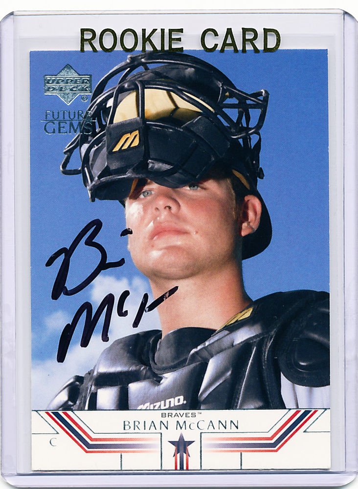 AU~ONLY RC~BRIAN MCCANN 2002 Upper Deck_ROOKIE AUTOGRAPH/AUTO CARD~'02 ...