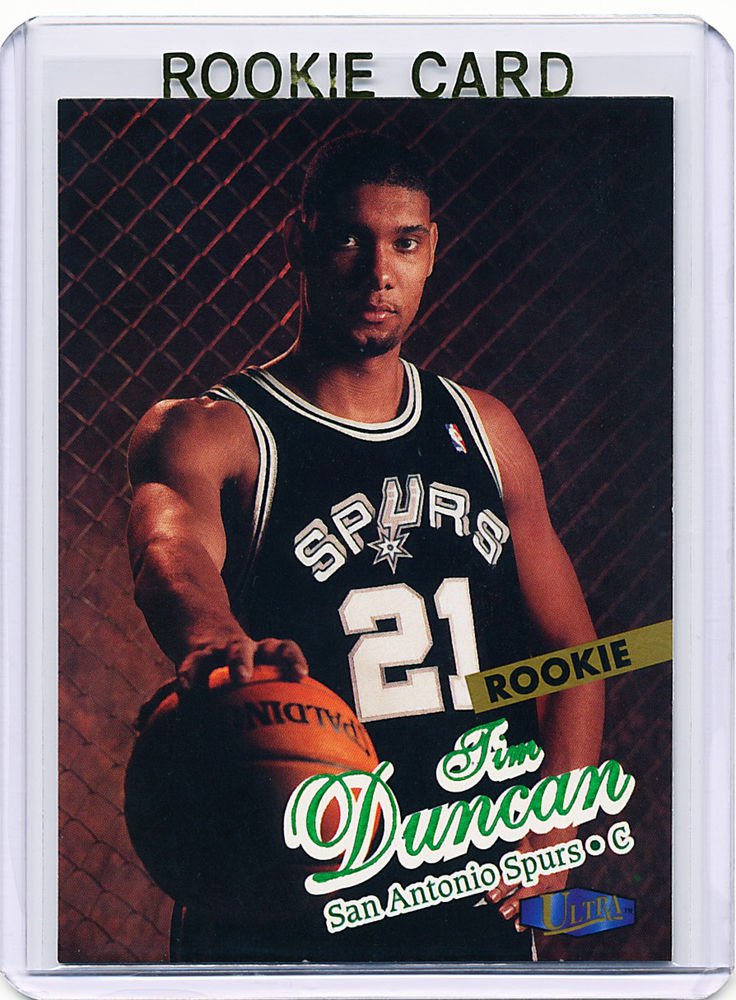SP~RC~TIM DUNCAN 1997-98 Ultra ROOKIE CARD~'97~MVP~ALL-STAR~AS~SAN ...
