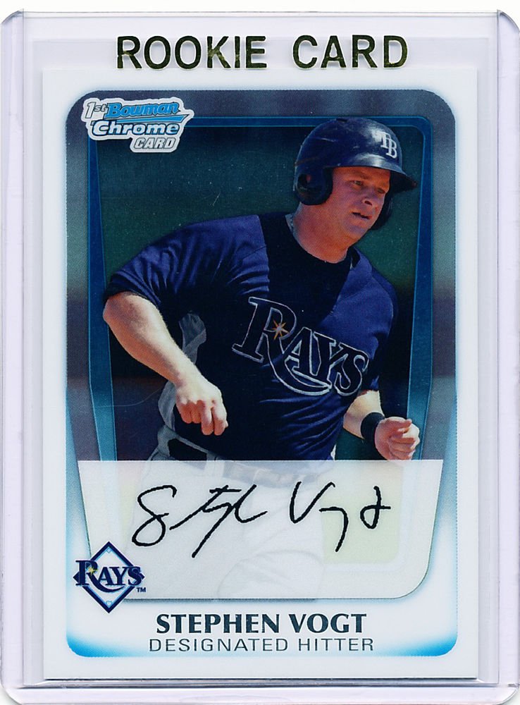 BEST RC~STEPHEN VOGT 2011 Bowman Chrome Prospects ROOKIE CARD~11~STEVEN ...