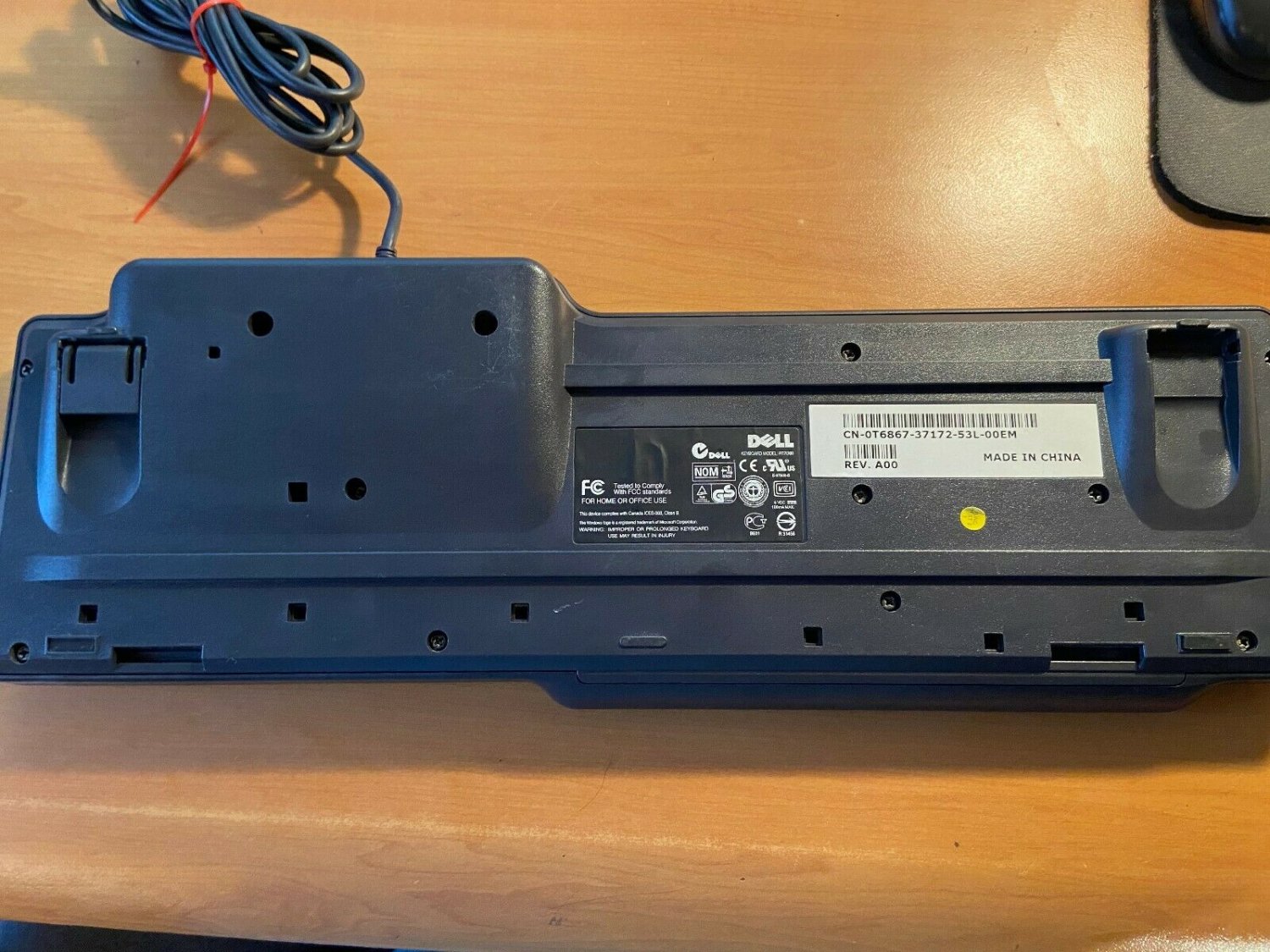 Genuine Dell USB Black Keyboard RT7D60 09K1