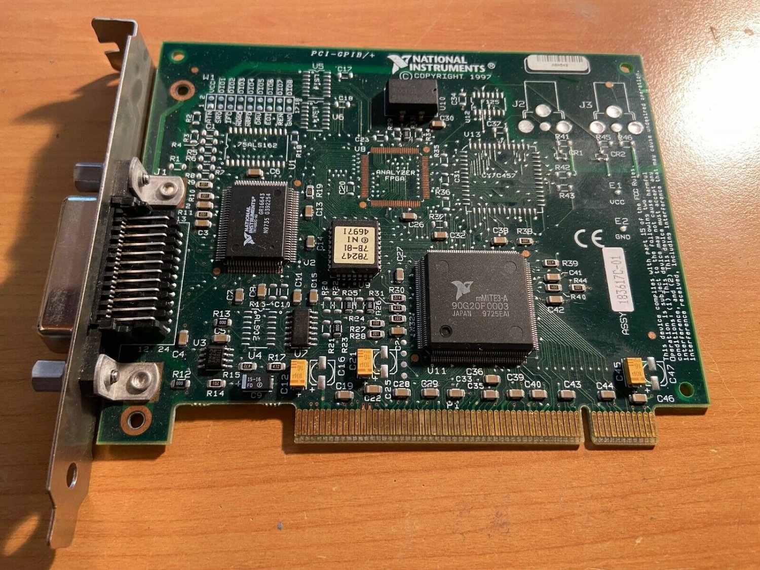 National Instruments NI PCI-GPIB/+ IEEE 488.2 Interface PCI Card 183617E-01