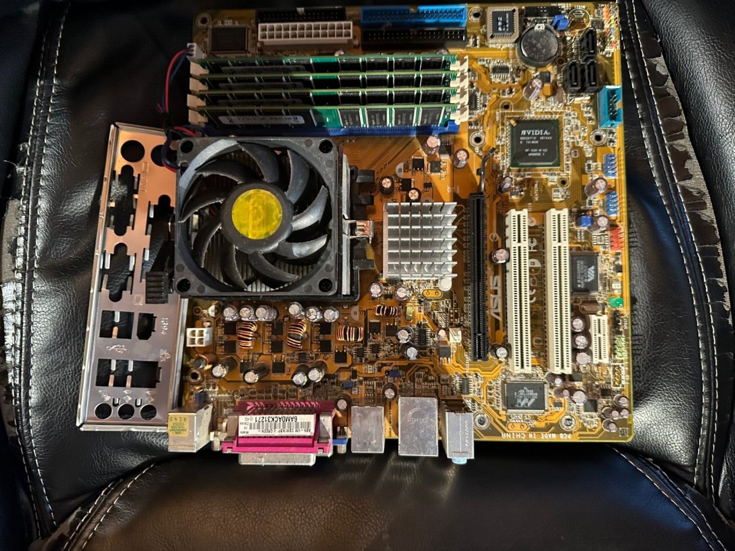 ASUS A8N-VM CSM/NBP SOCKET 939 MOTHERBOARD + AMD Athlon CPU + 4GB DDR ...