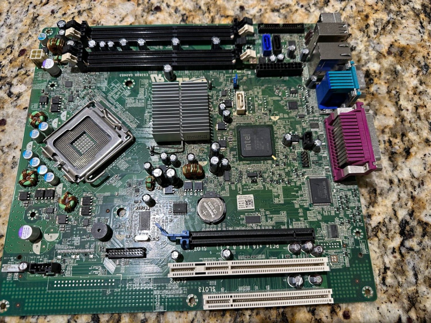 DELL OPTIPLEX 780 DESKTOP MOTHERBOARD LGA775 0200DY + Intel Core 2 Duo ...