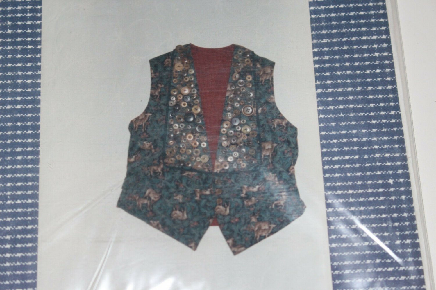 Vintage Victorian Vest Sewing Pattern by Cero