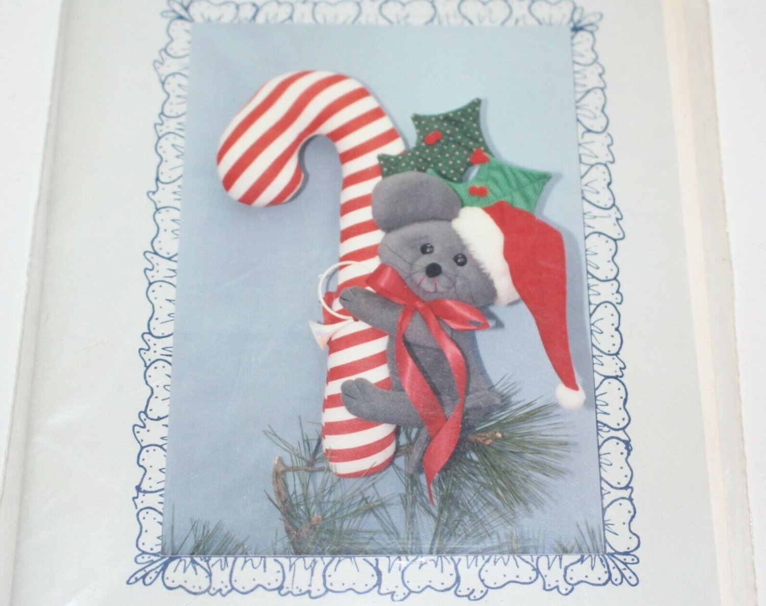 Peppermint Christmas Mouse Sewing Pattern 20" Candy Cane w Mouse Plush ...