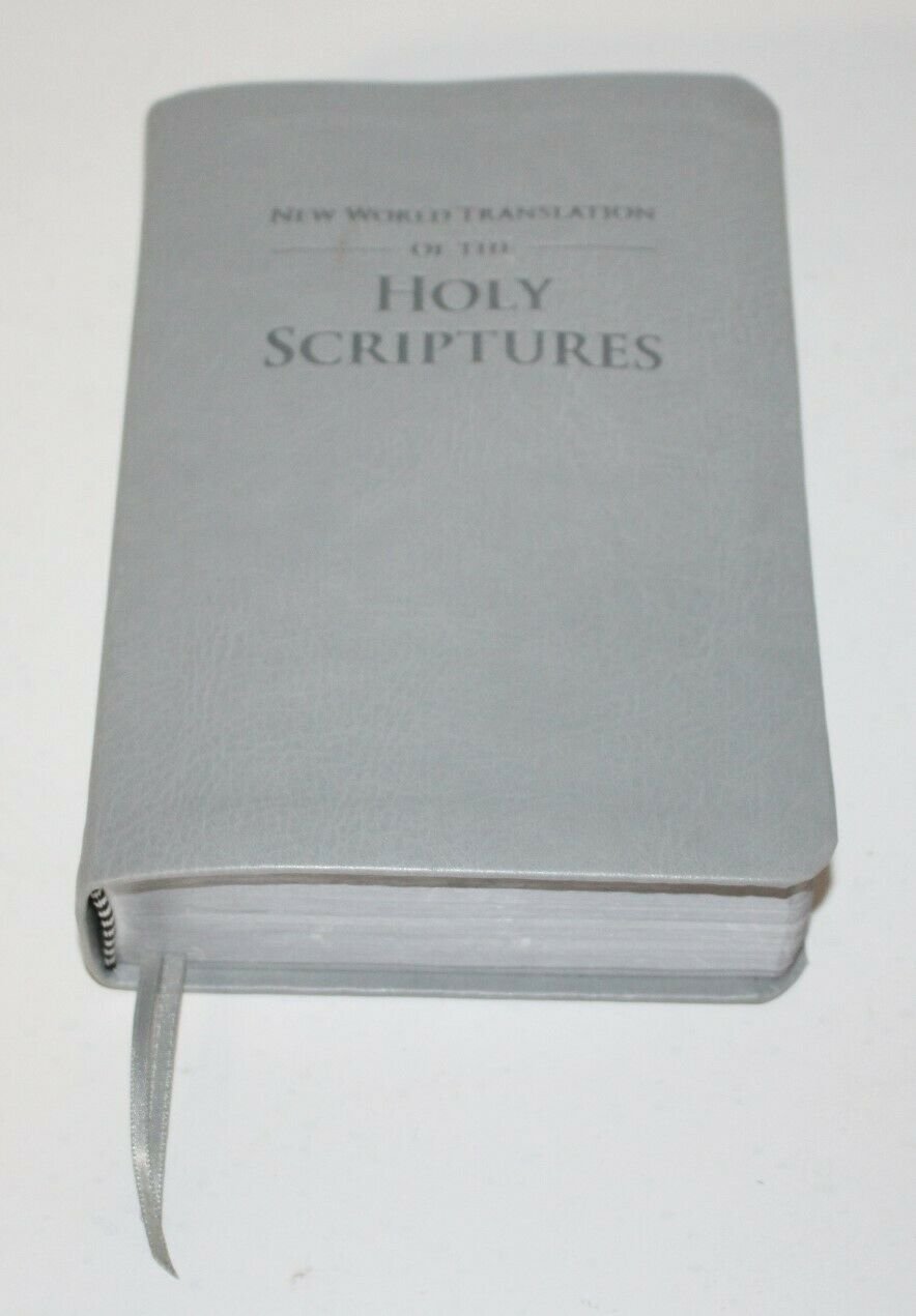 Holy Scriptures Bible New World Translation Watch Tower Gray Leather-LDS