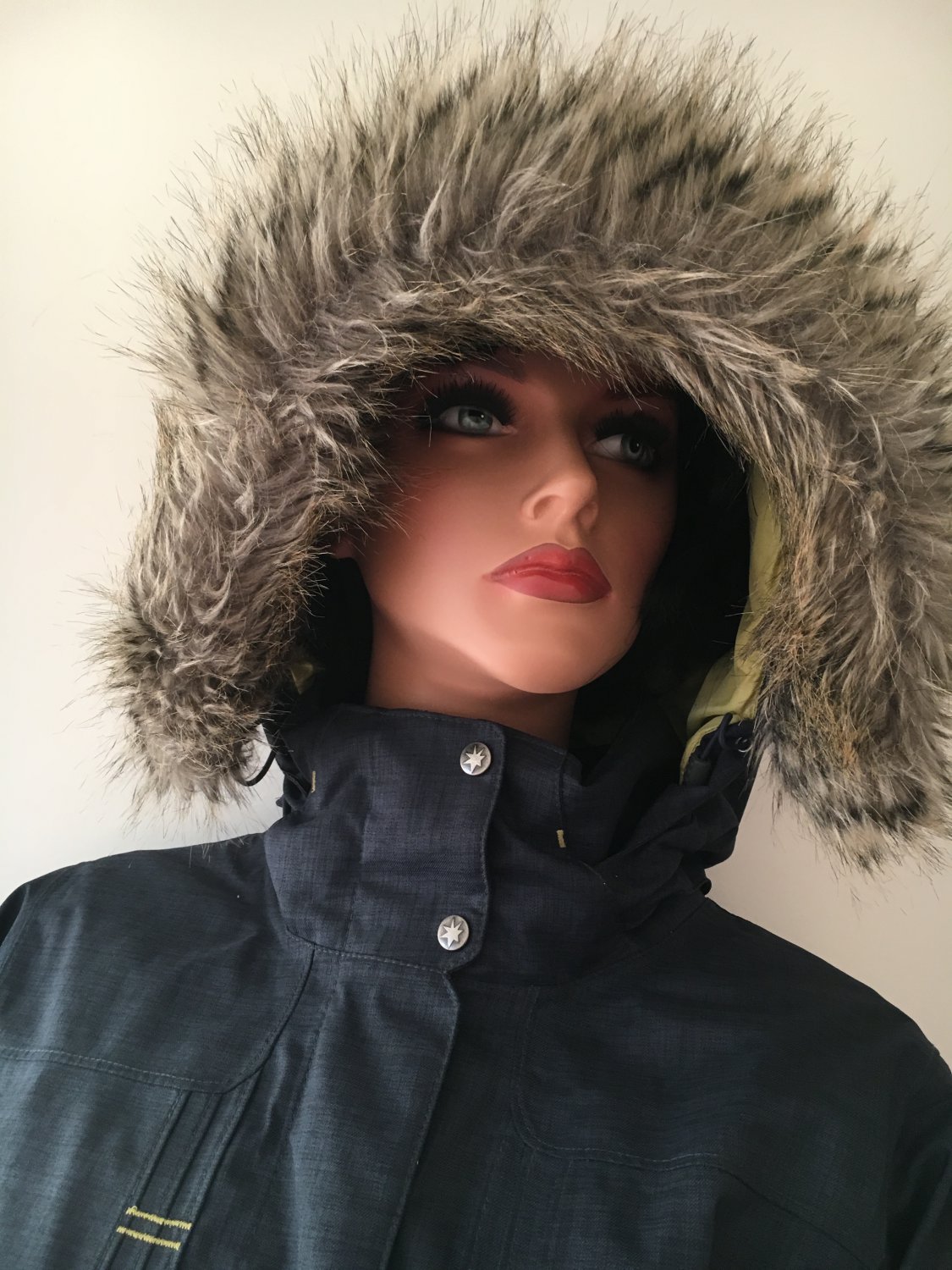 Isis women's hooded jacket, ski, snowboard,winter sports, small size US ...