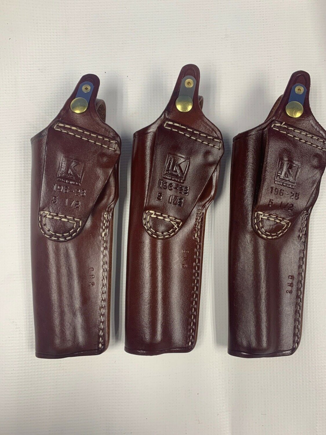TRIPLE K#196 CARRYLIGHT HOLSTER FITS HIGH STANDARD 5 1/2'' WALNUT OIL NEW