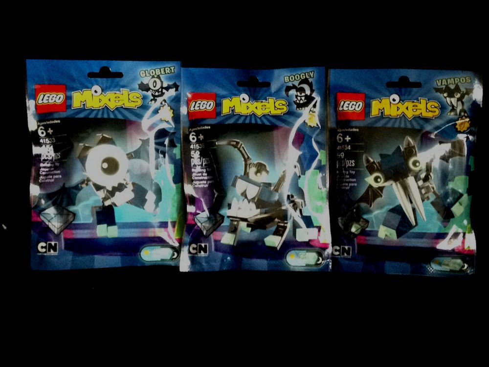 Lego Mixels Series 4 Glowkies Complete Set New Sealed Globert Boogly Vampos
