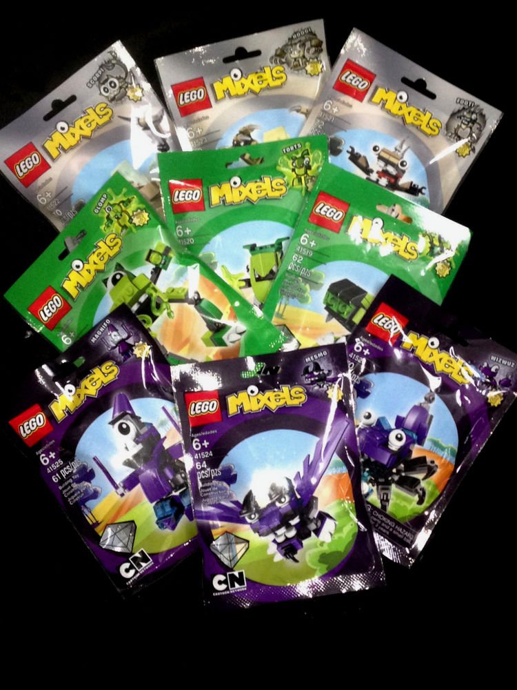 NEW NIP~Lego Mixels Series 3 Full Set~Glorps, Spixels & Wizastics~41518 ...