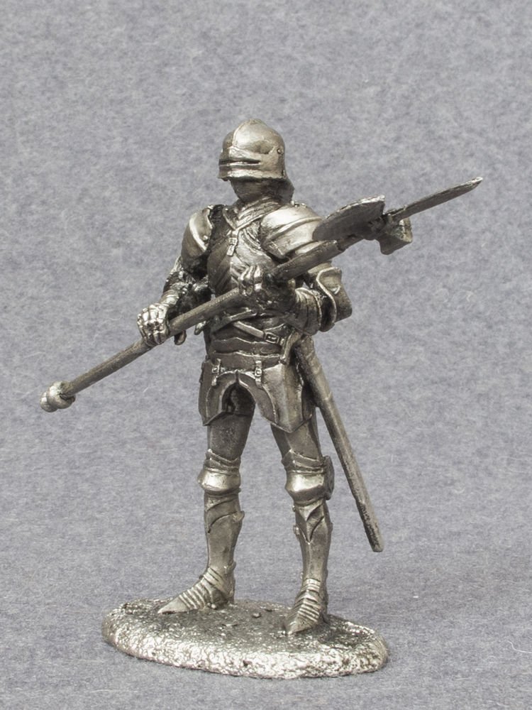 Toy Soldier 54mm Knight in Gothic armor Soldiers 1/32 scale metal tin ...