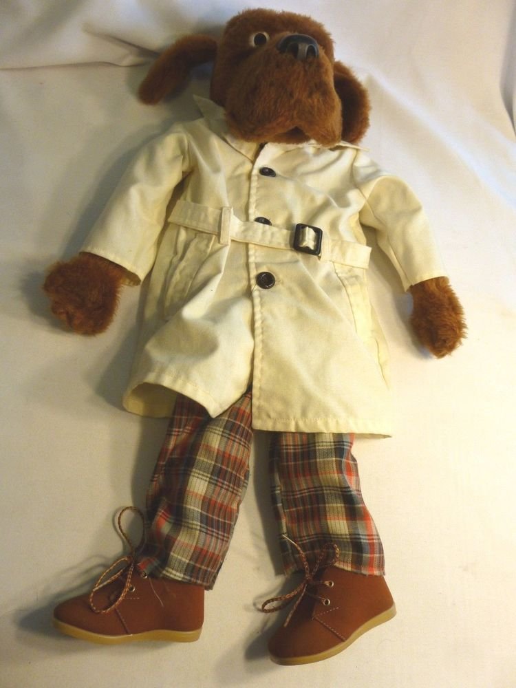 Mcgruff the Crime Dog Ventriloquist Puppet Large Size over 2 ft tall