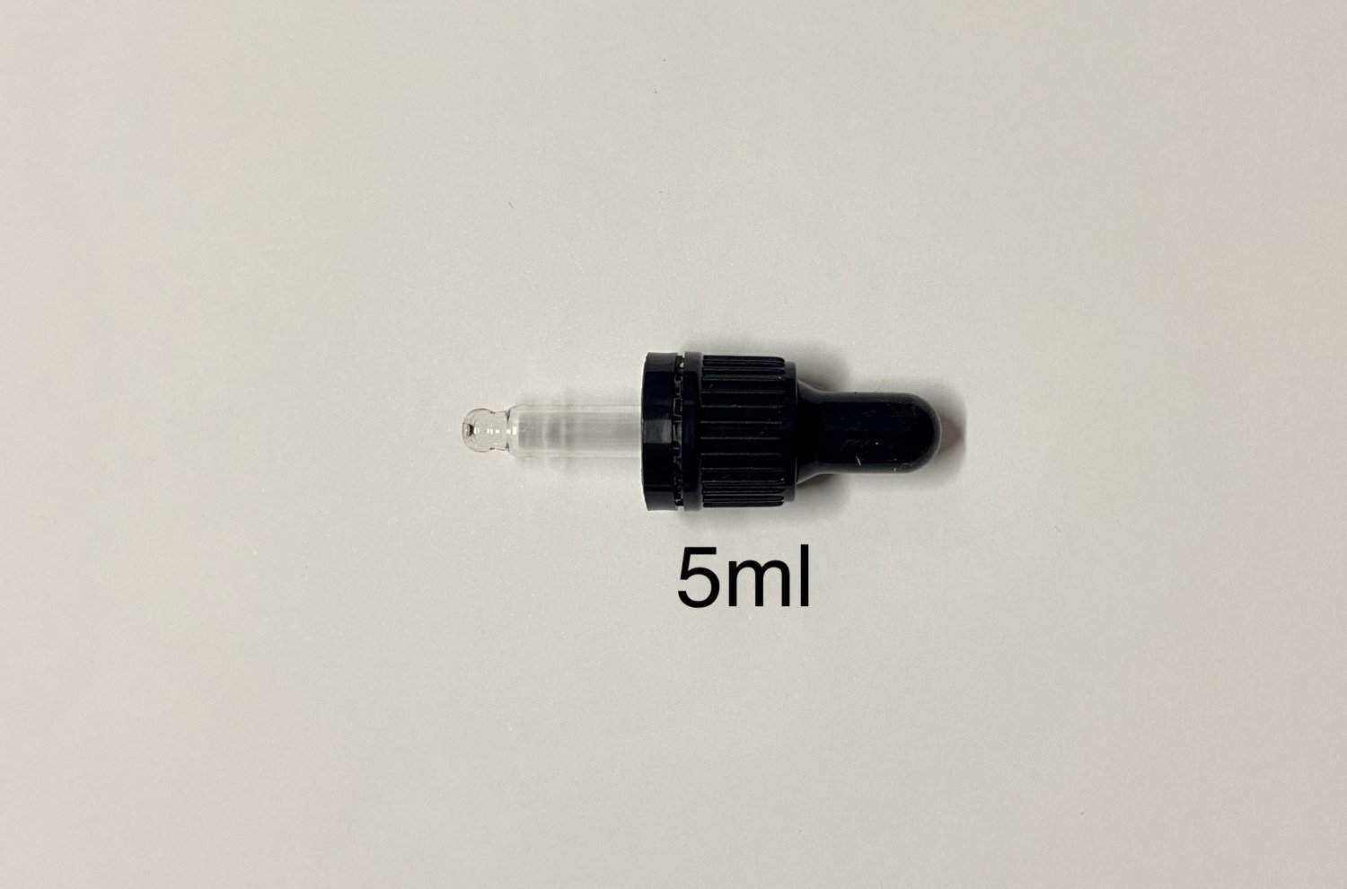 5ml Black dropper Lid Tamper Evident