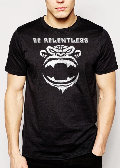 Best Buy BE RELENTLESS WORKOUT CROSSFIT BEAST MODE Men Adult T-Shirt Sz ...