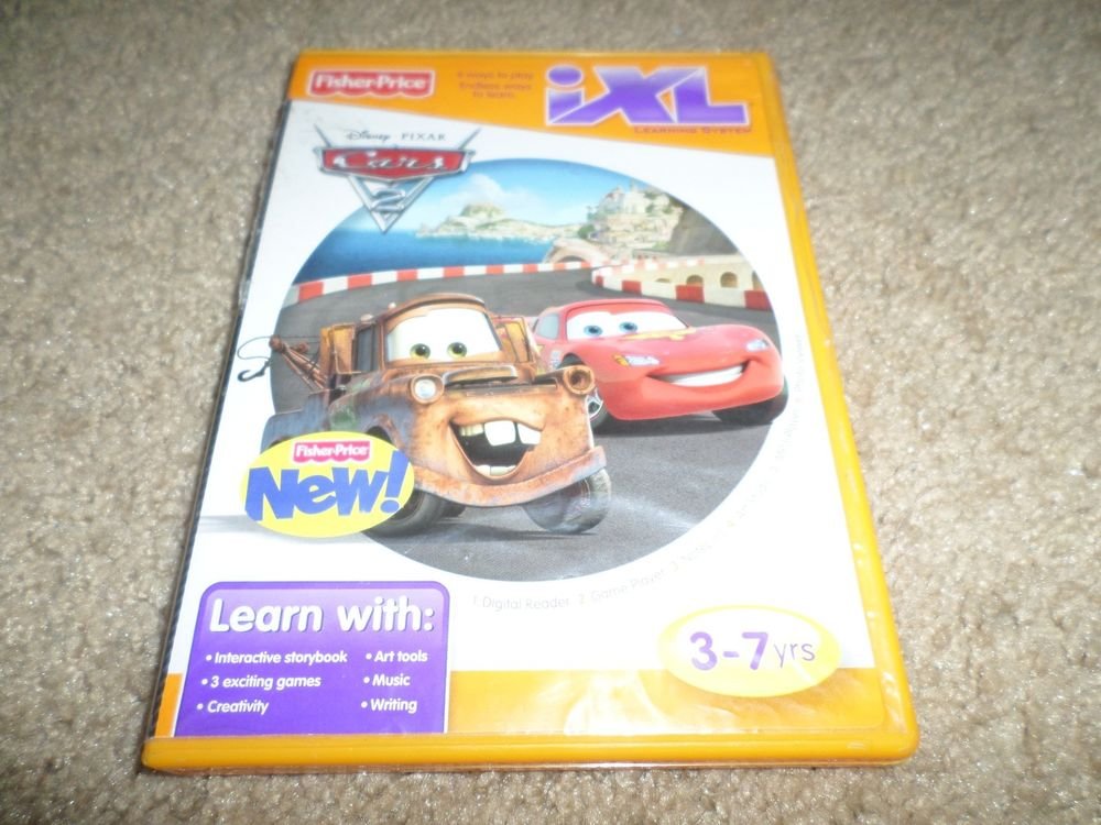 FISHER-PRICE IXL LEARNING SYSTEM DISNEY CARS 2 3-7 YRS CD-ROM