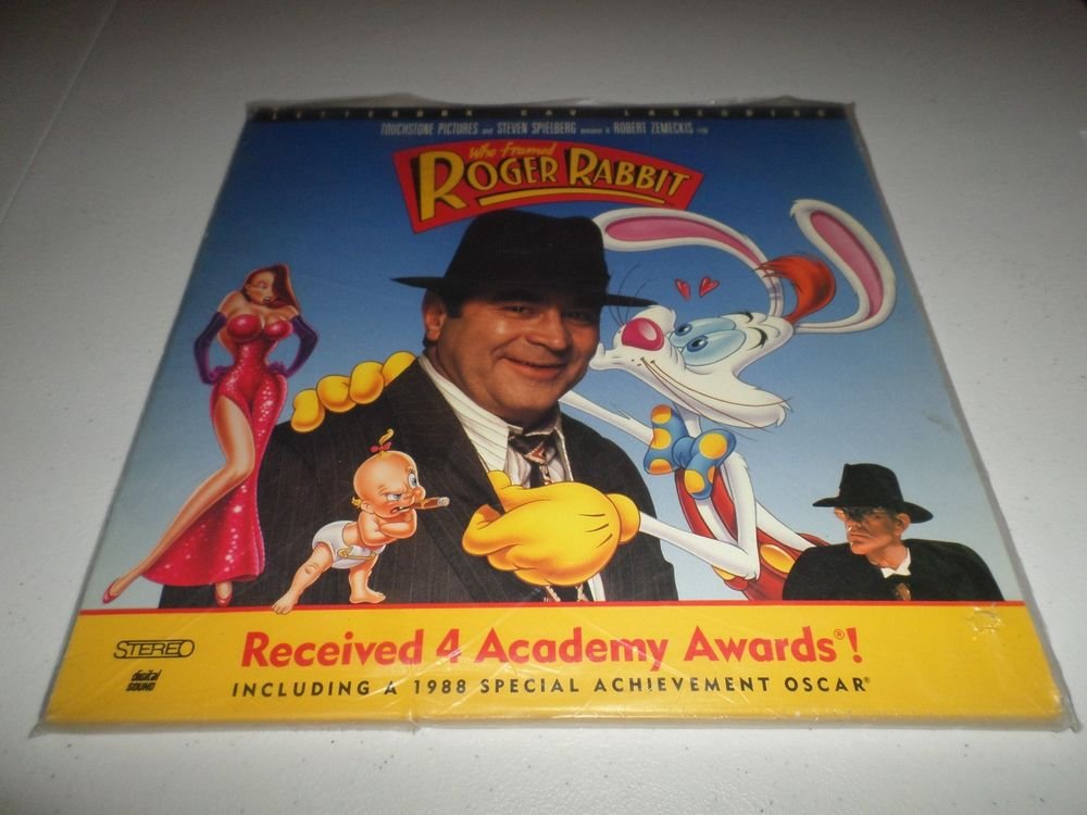 WHO FRAMED ROGER RABBIT LASERDISC 2-DISC