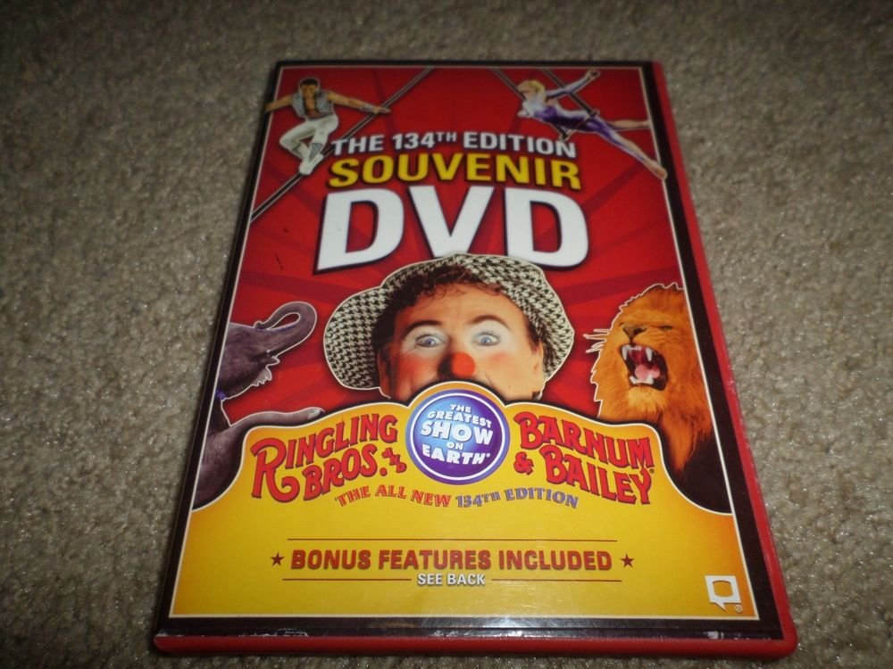 134TH EDITION RINGLING BROS AND BARNUM & BAILEY SOUVENIR DVD