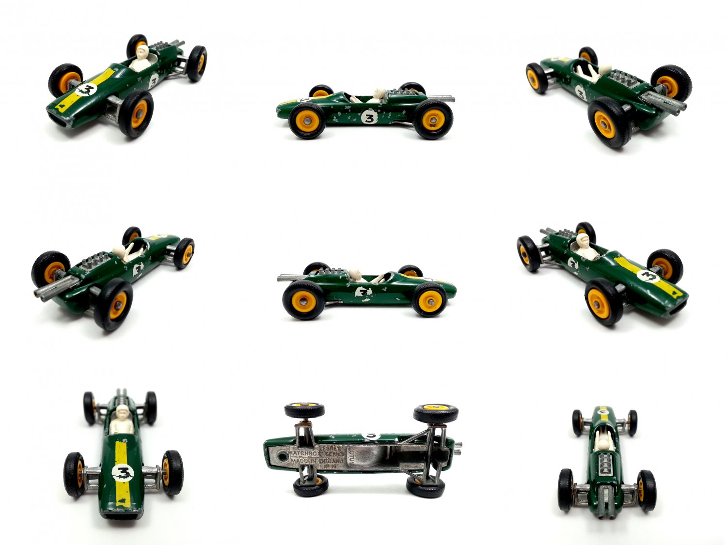 Lesney Matchbox - Lotus Racing Car Formula One - 19d BPW - Vintage 60s ...