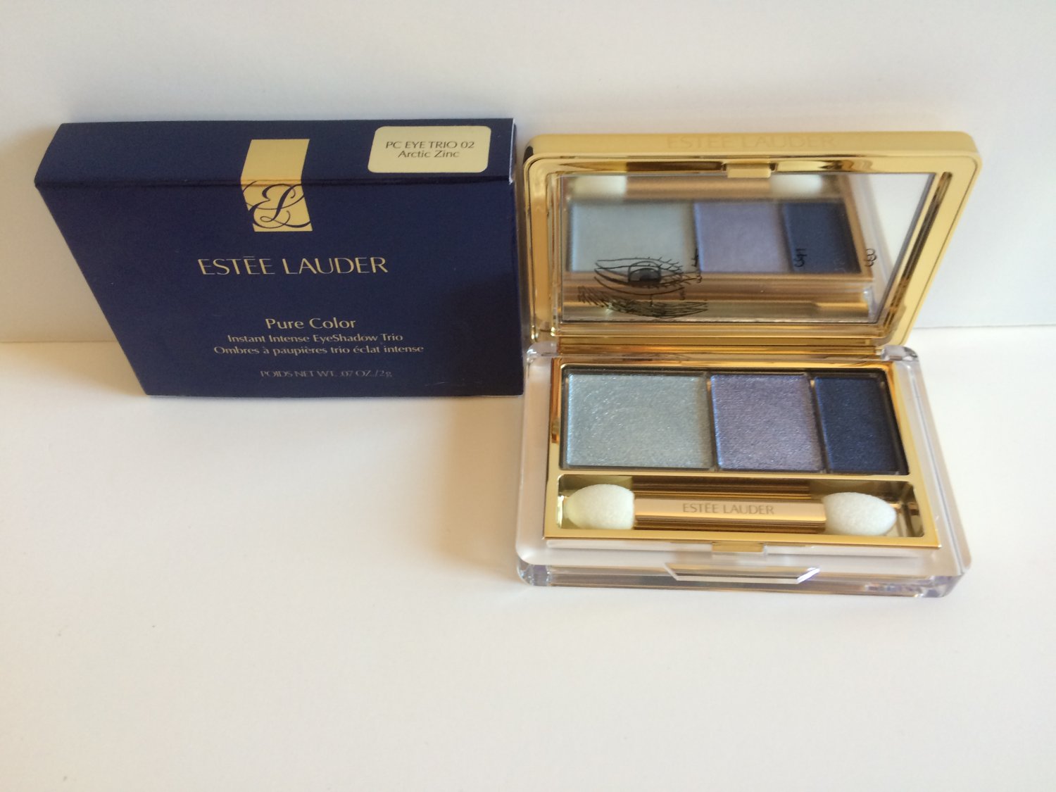 Estee Lauder Pure Color Instant Intense Eyeshadow Trio - 02 Artic Zinc ...