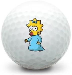 12 Balls (The Simpsons Characters Set) Top Flite AAAA Near Mint Golf Balls