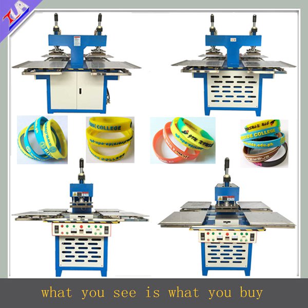 high frequency silicone wristband branding machine