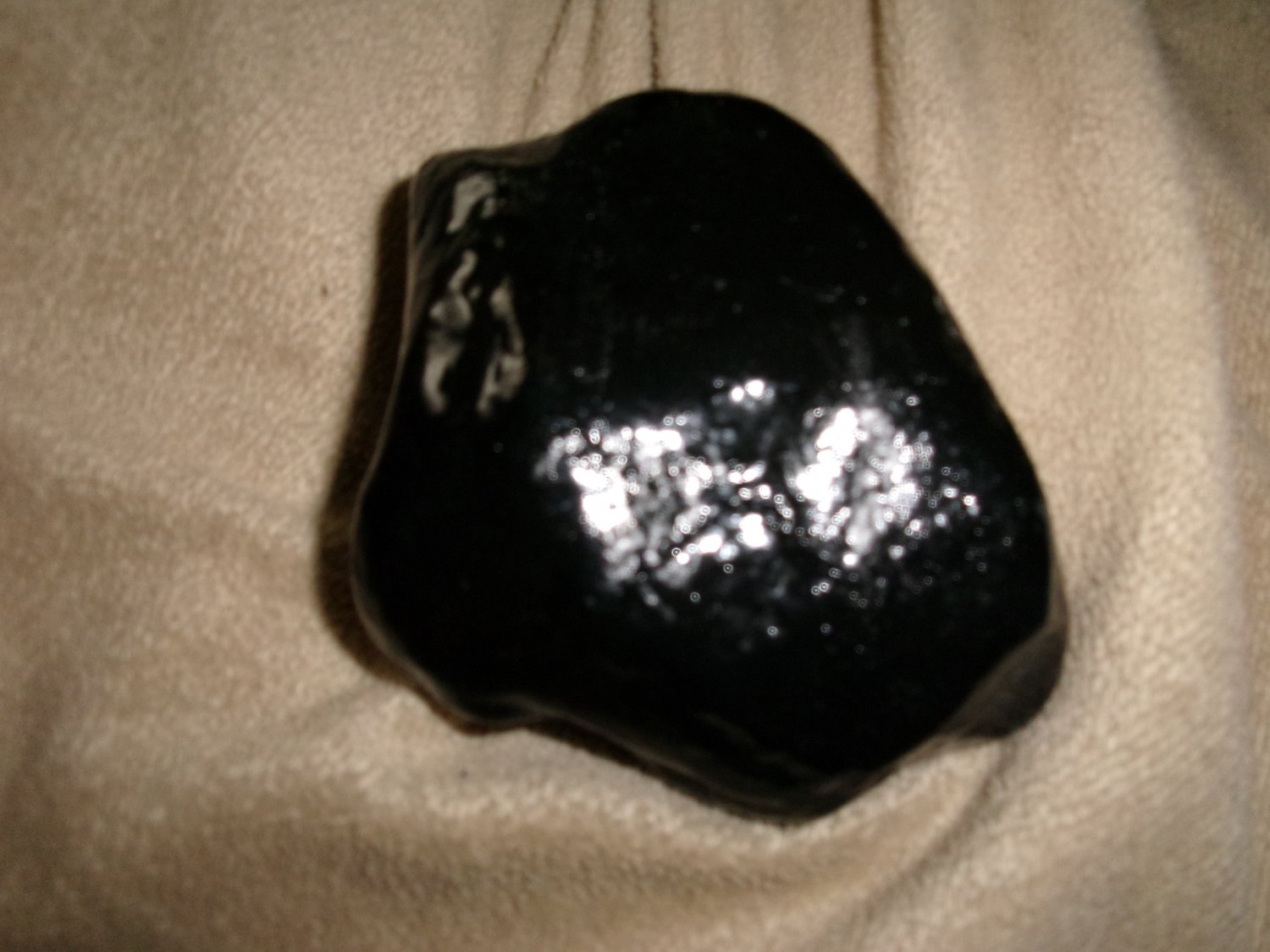 Black Mirror Stone Charm. Repel Negativity. Permanent Magick.