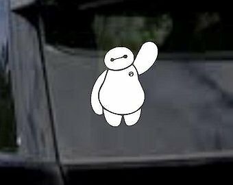Baymax Hero Six Decal / Car Stickers - Big Hero Six Fun Stickers ...