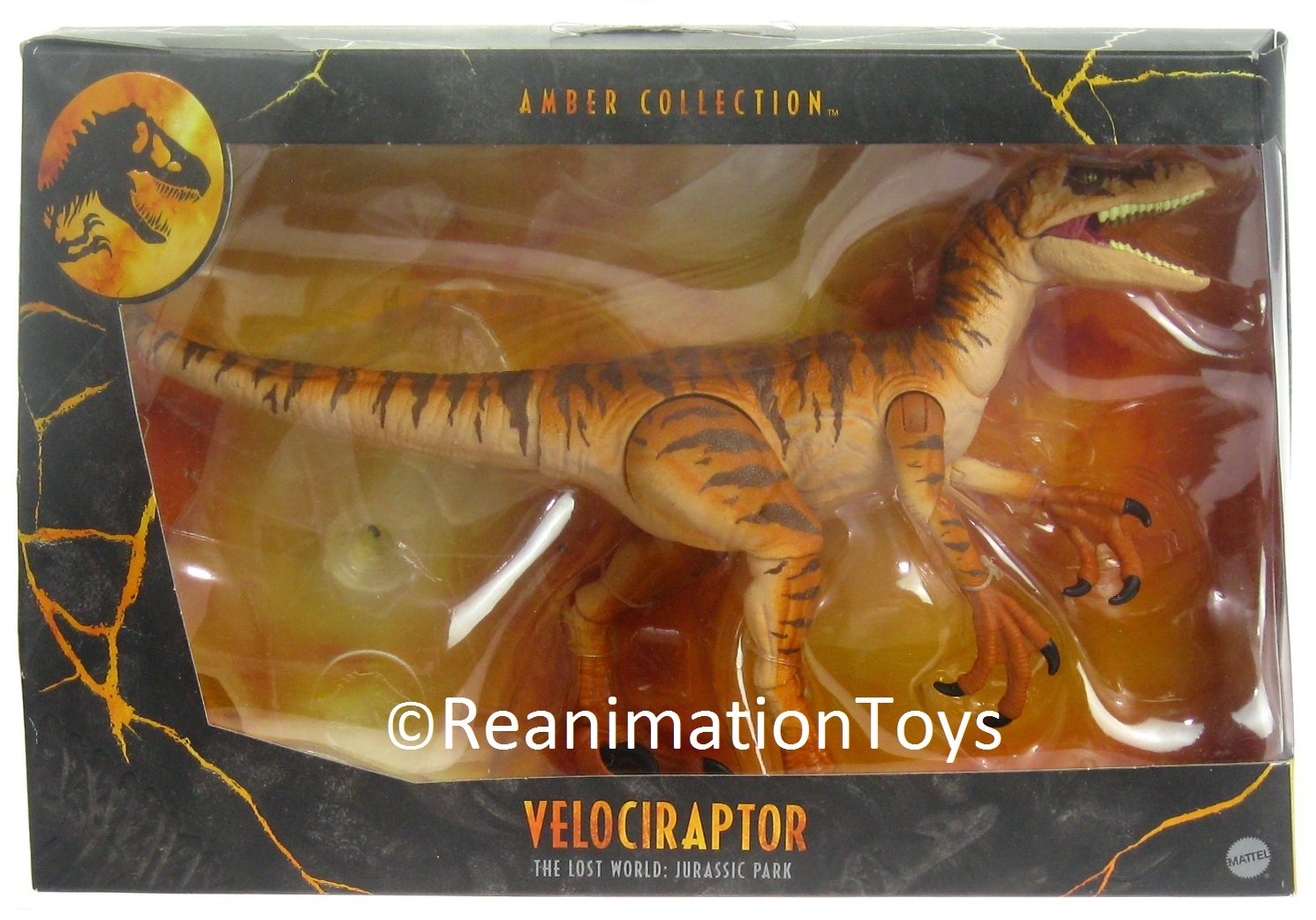 Jurassic Park The Lost World Amber Collection Velociraptor Raptor ...