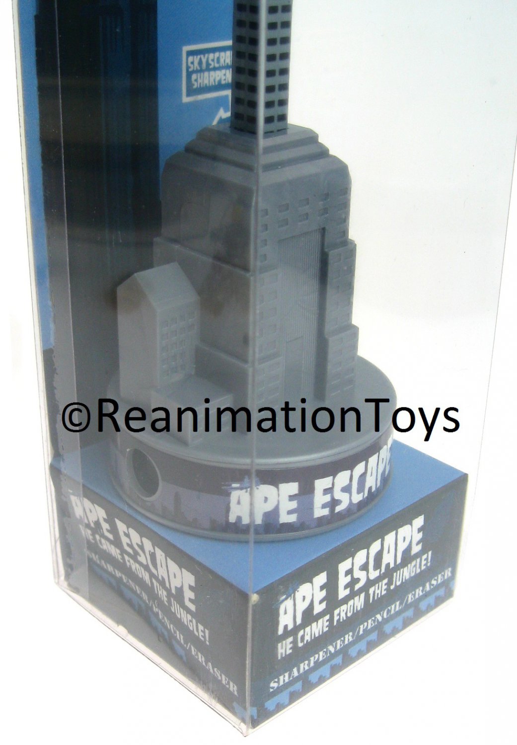 Ape Escape King Kong Empire State Building Pencil Eraser & Sharpener ...