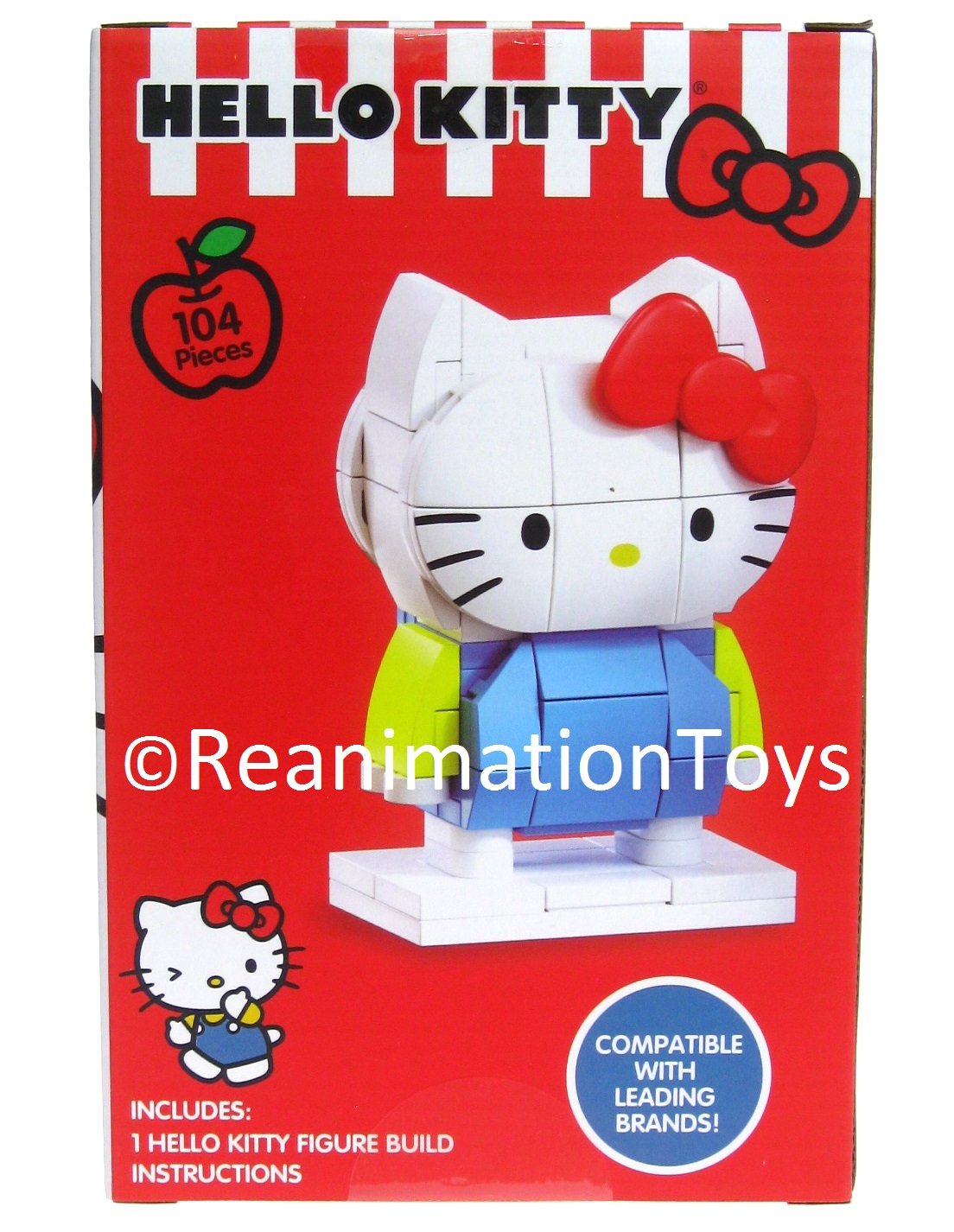 Sanrio Hello Kitty & Friends Hello Kitty Figure Build Building Blocks ...