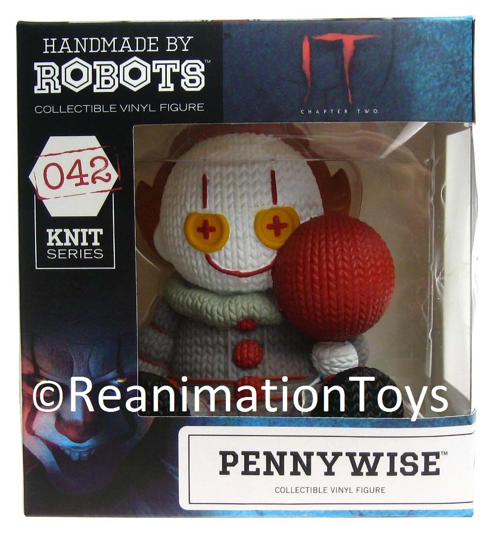 IT Pennywise the Clown Knit Series Vinyl Figure Handmade by Robots New ...