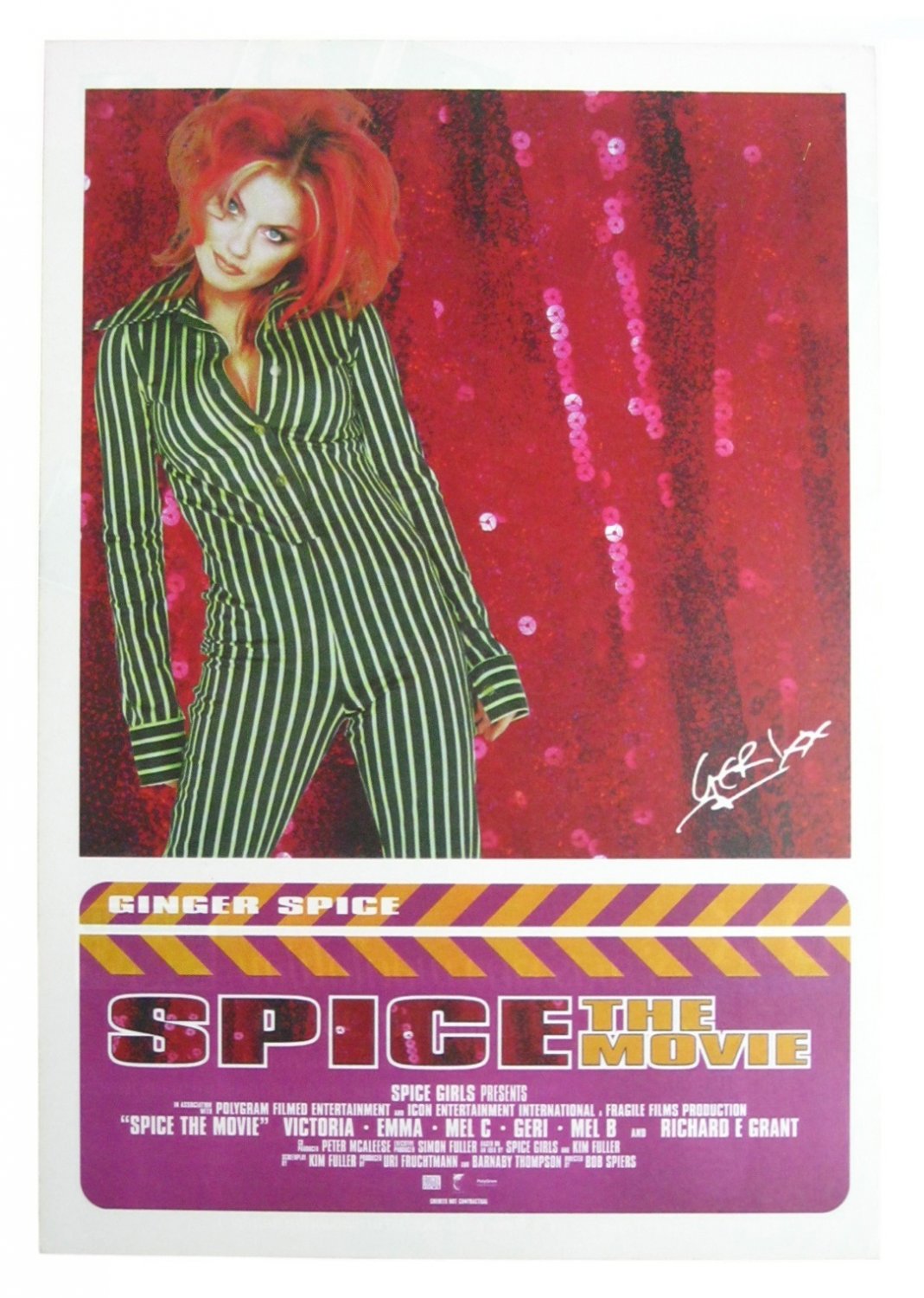 Original 1997 Spice World Thailand Handbill Mini Movie Poster Ginger ...