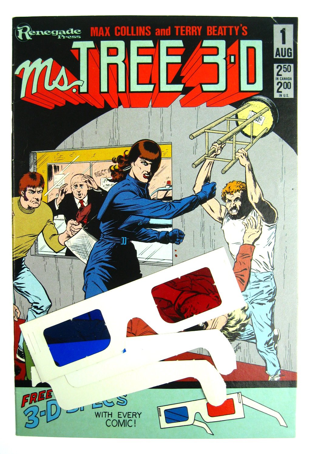 Vintage 1985 Renegade Press Max Collins Ms. Tree Myster3-D Comic Book ...