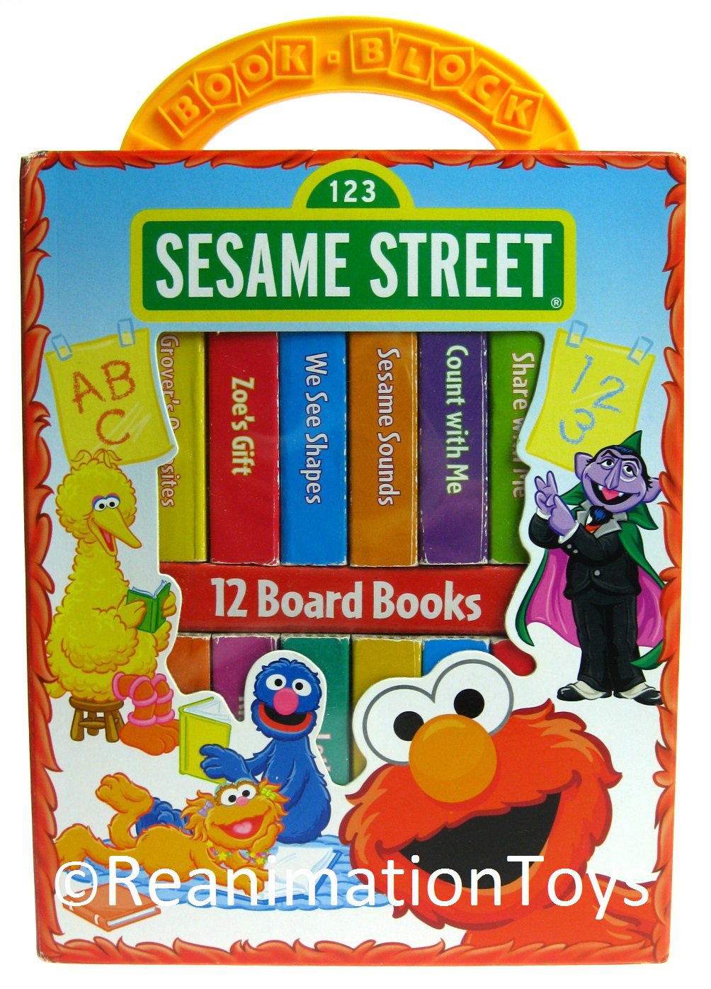 Sesame Street My First Library Book 12 Board Books Set Elmo Ernie Big ...