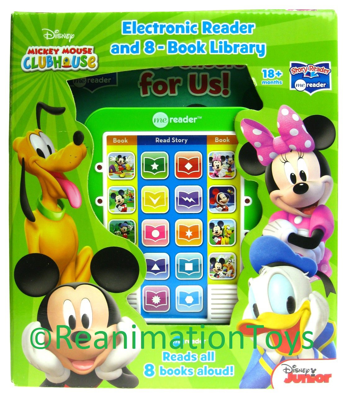 Disney Mickey Mouse Club House Minnie Pluto Book Set & Electronic ME ...