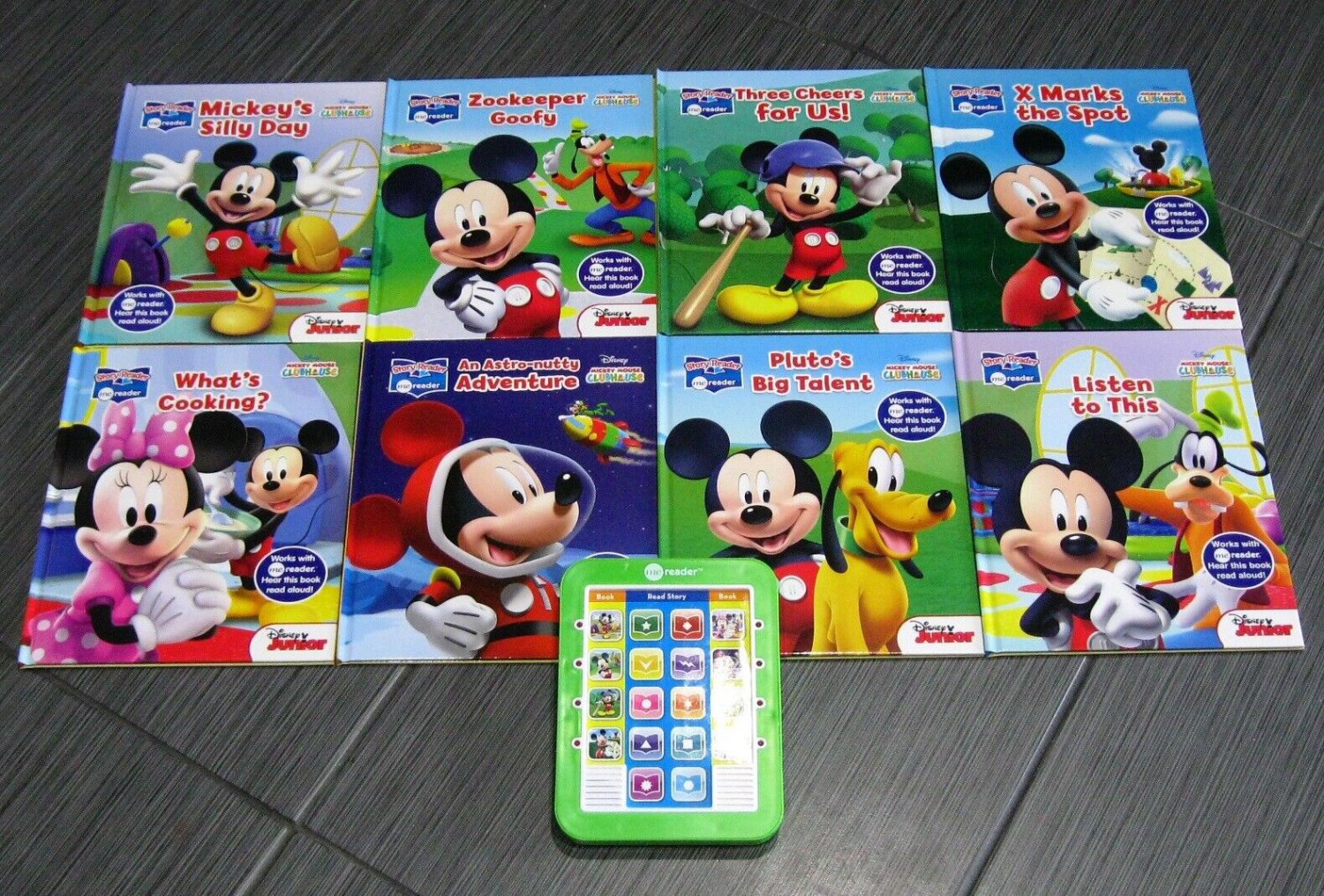 Disney Mickey Mouse Club House Minnie Pluto Book Set & Electronic ME ...