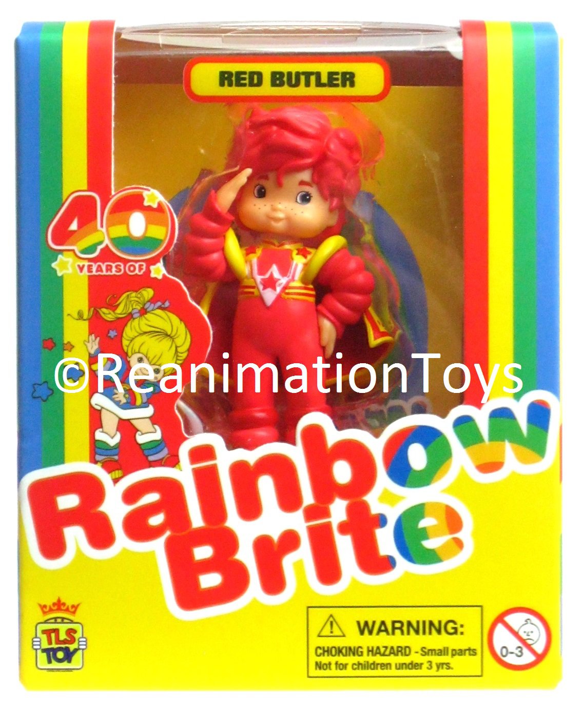 TLS Rainbow Brite 40th Retro Red Butler Mini Chibi Figure New in Box