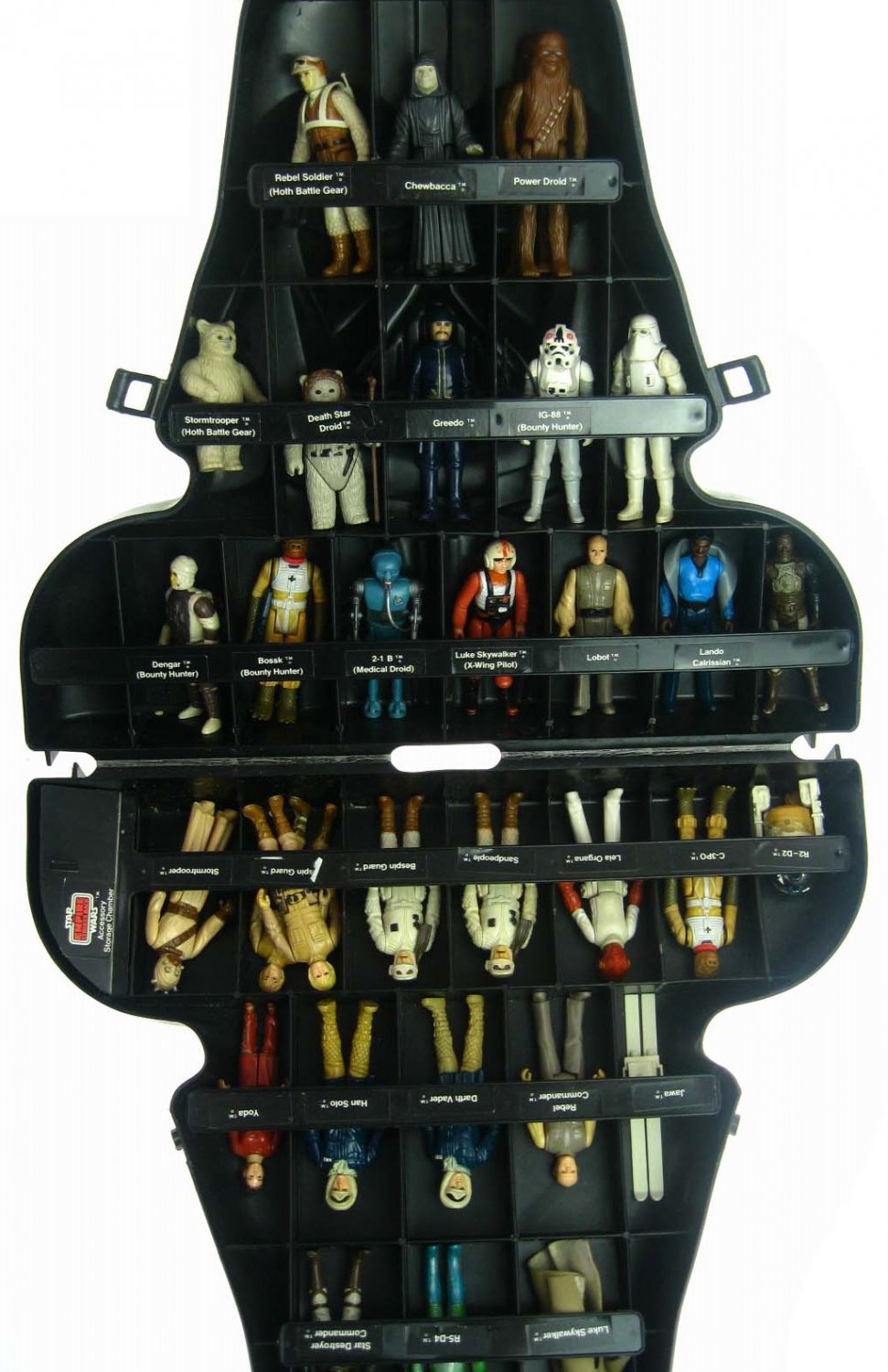 Vintage 1970's-80's Kenner Star Wars Darth Vader Case 33 Figures/Accs ...