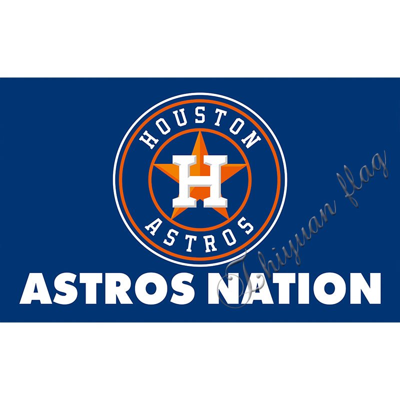 Houston Astros Flag 90x150cm 3x5feet 100D Polyester